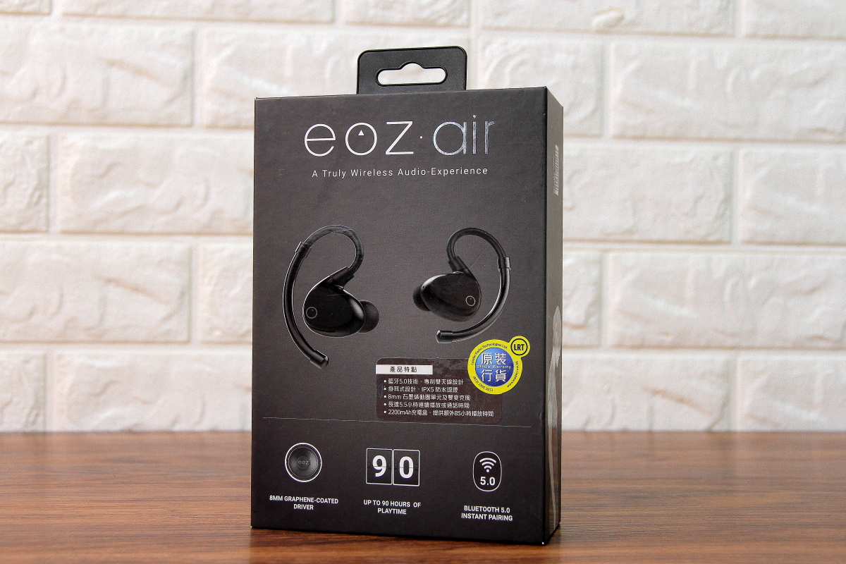 西班牙 EOZ Air 藍牙 5.0 雙天線 – 超強續航力全無線運動耳機 – Post76玩樂網