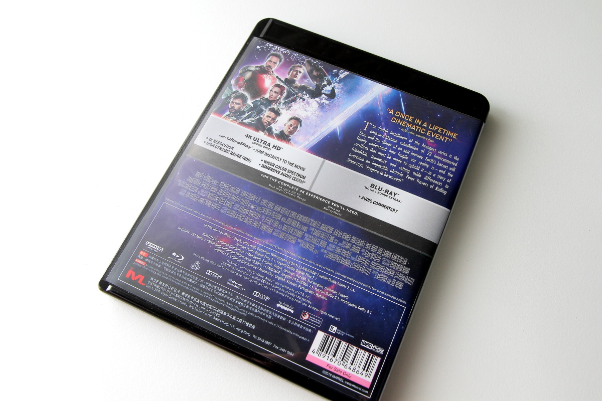 【藍光碟評】《復仇者聯盟4：終局之戰》4K 試機章節推介 – Marvel Studios 精密部署 11 年最野心之作 – Post76玩樂網