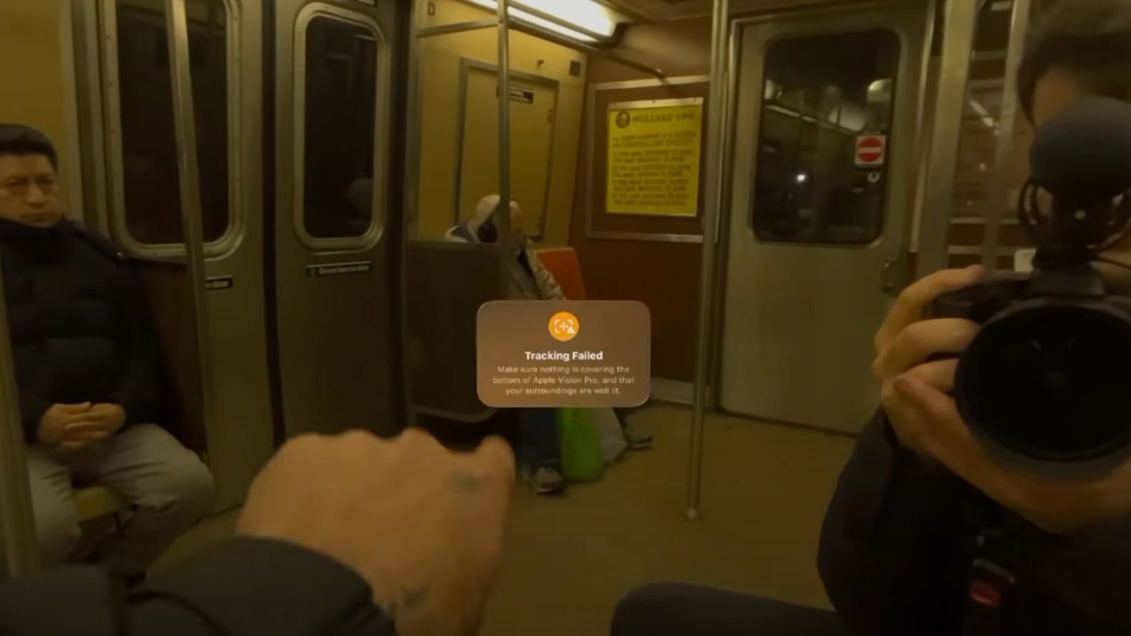 美國YouTuber街頭實試 Apple Vision Pro：搭地鐵AR功能完全失效 – Post76玩樂網